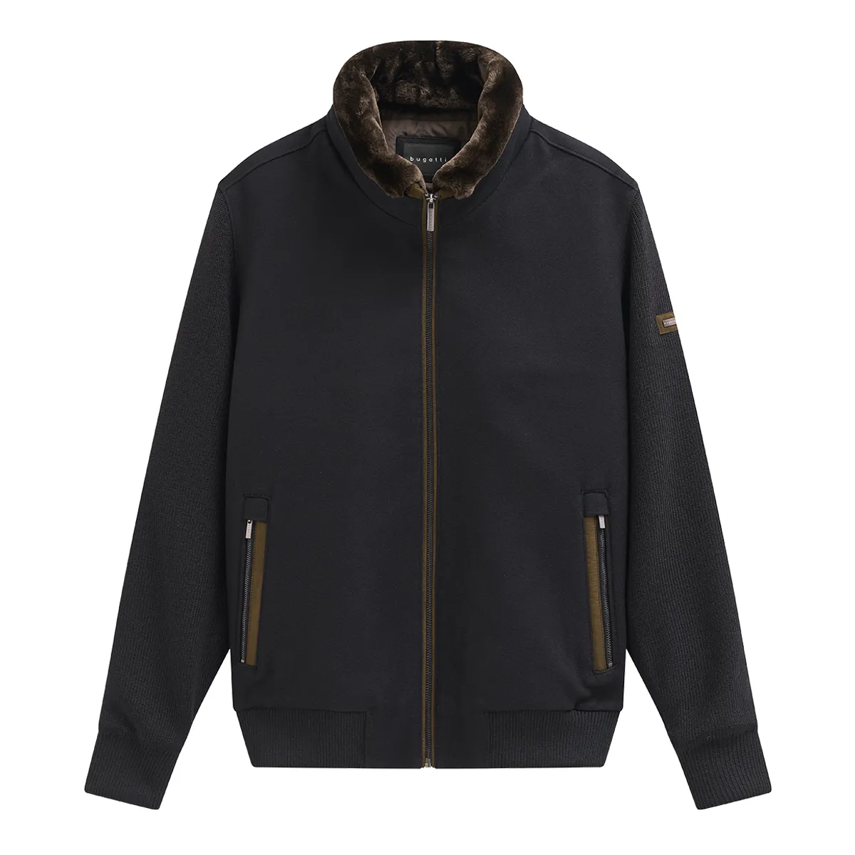 Bugatti Hybrid Jacket Navy - Ejmenswear Store